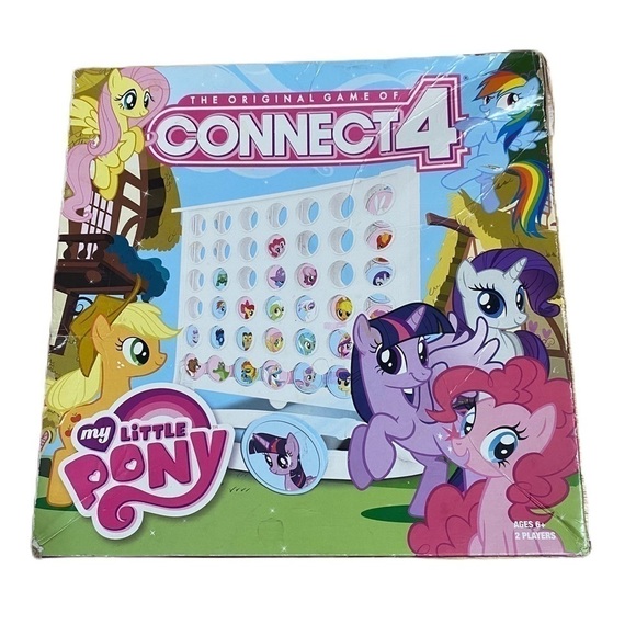 My Little Pony | Toys | My Little Pony Connect 4 Board Game Pink Purple ...